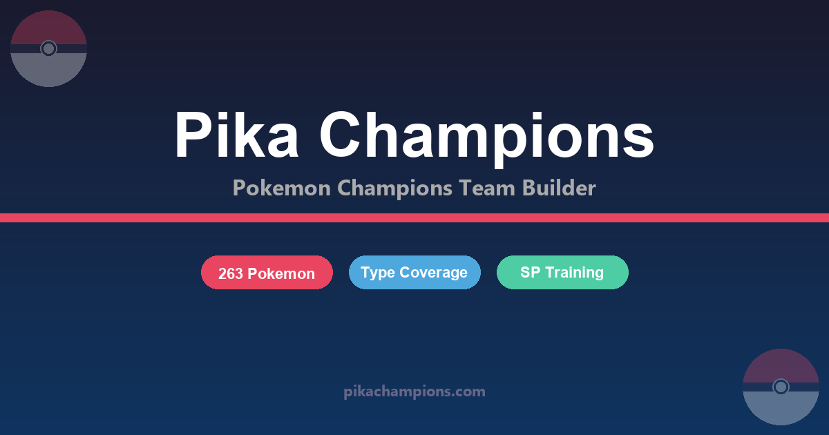 Pokemon Champions Speed Tiers: Complete Speed Stat Reference ...